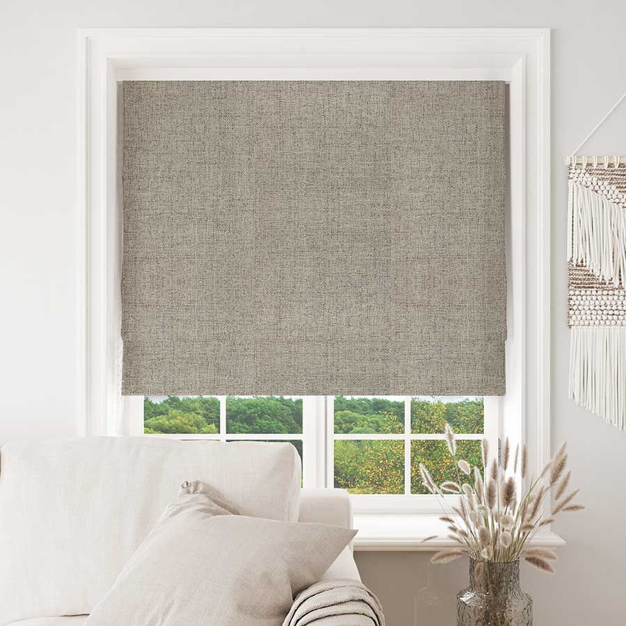 light grey blinds