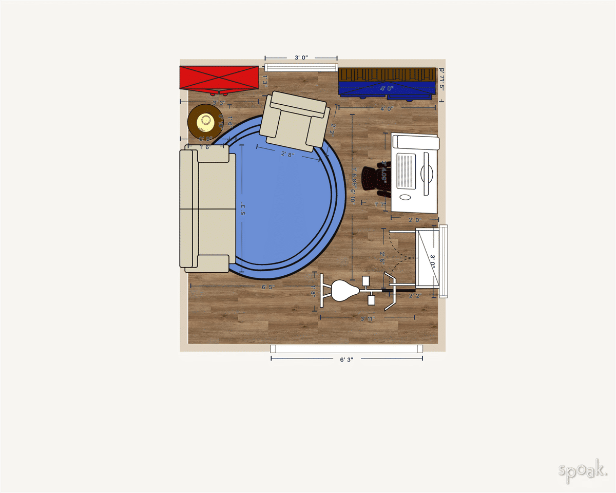 square office layout
