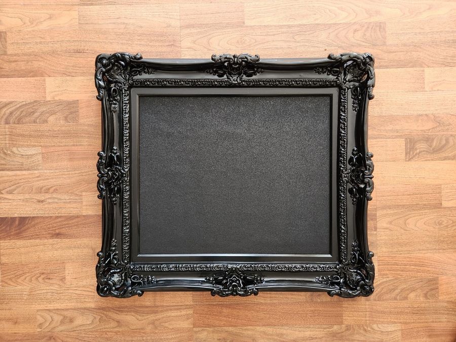 victorian frames black