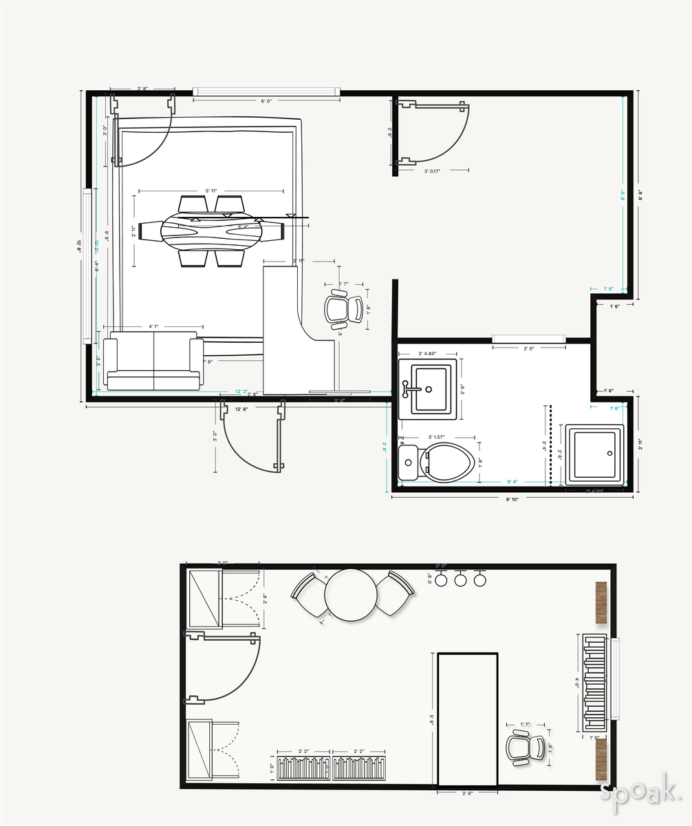 Library layouts and floor plan ideas.