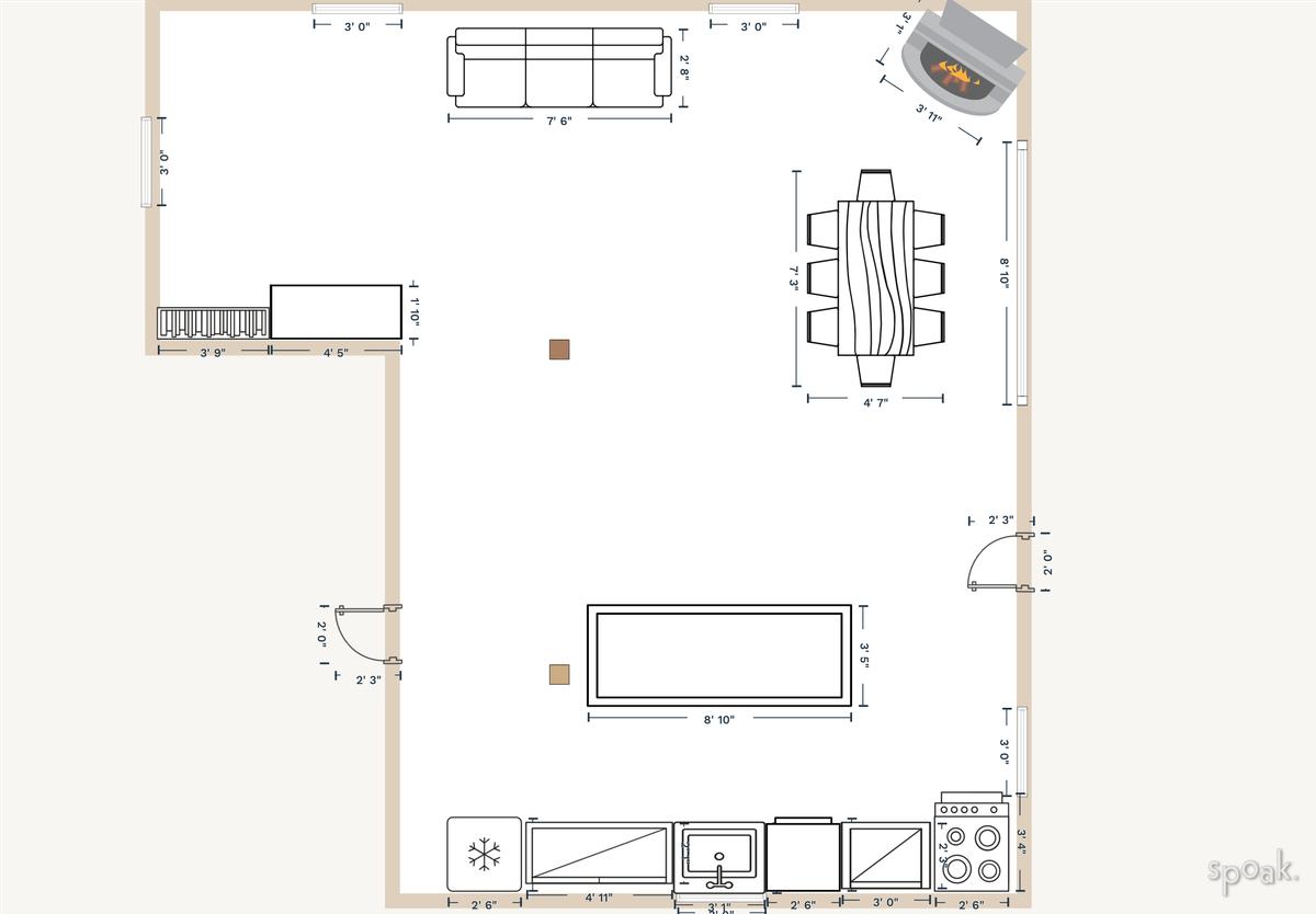 L Shape Living Room Layout Planner