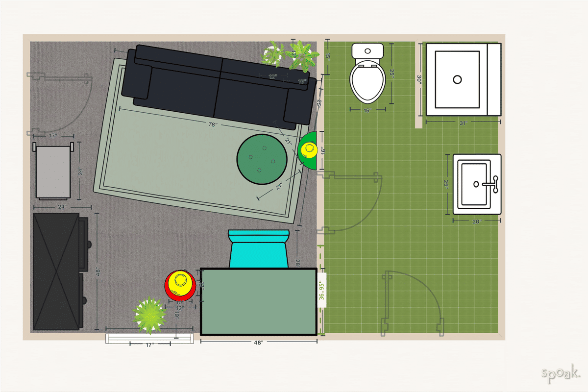 Dorm room layouts and floor plan ideas.