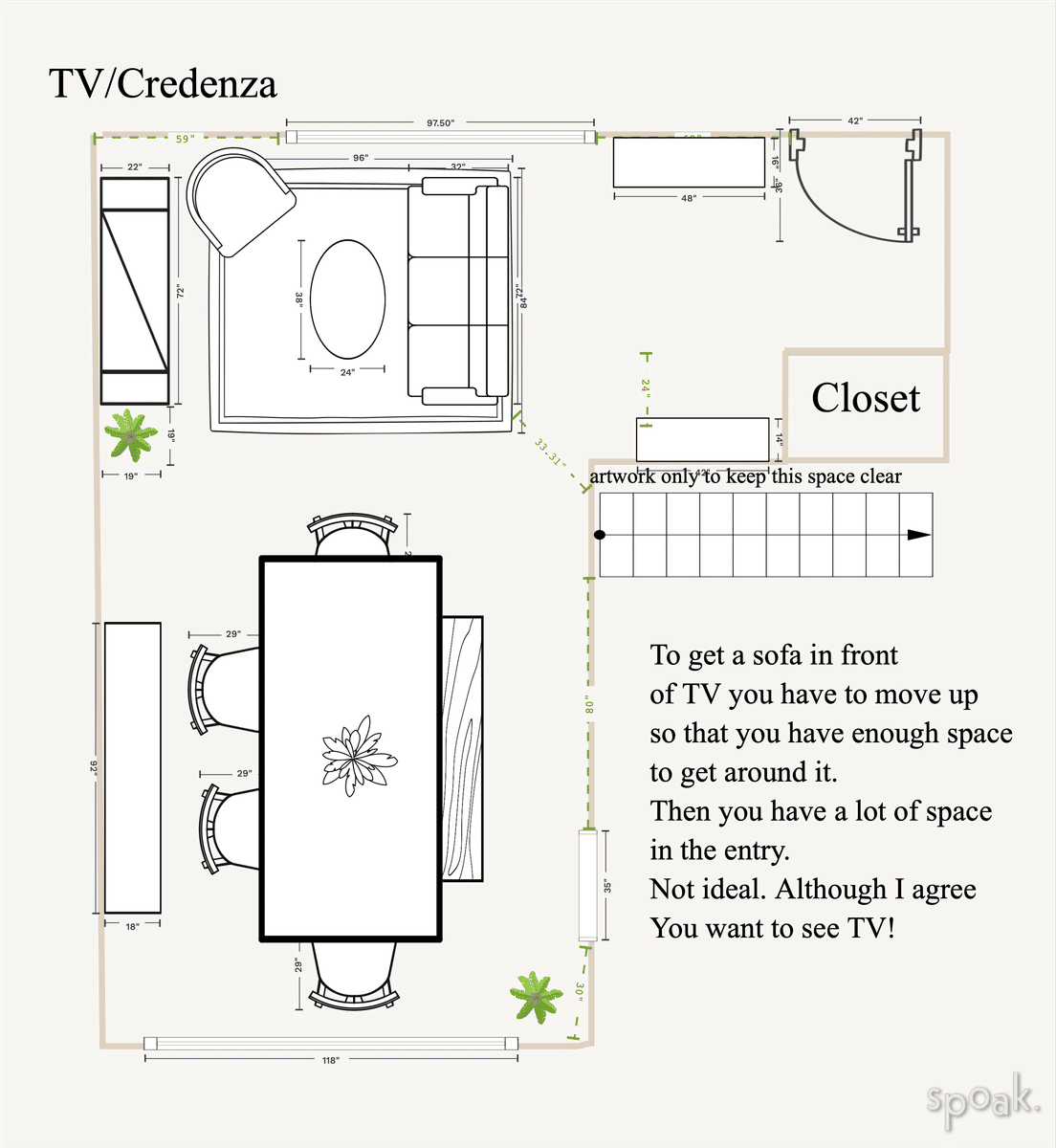 dining room floor plan layout