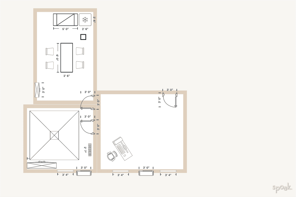 Large library layouts and floor plan ideas.