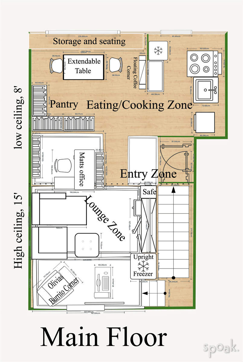 small apartment complex layout