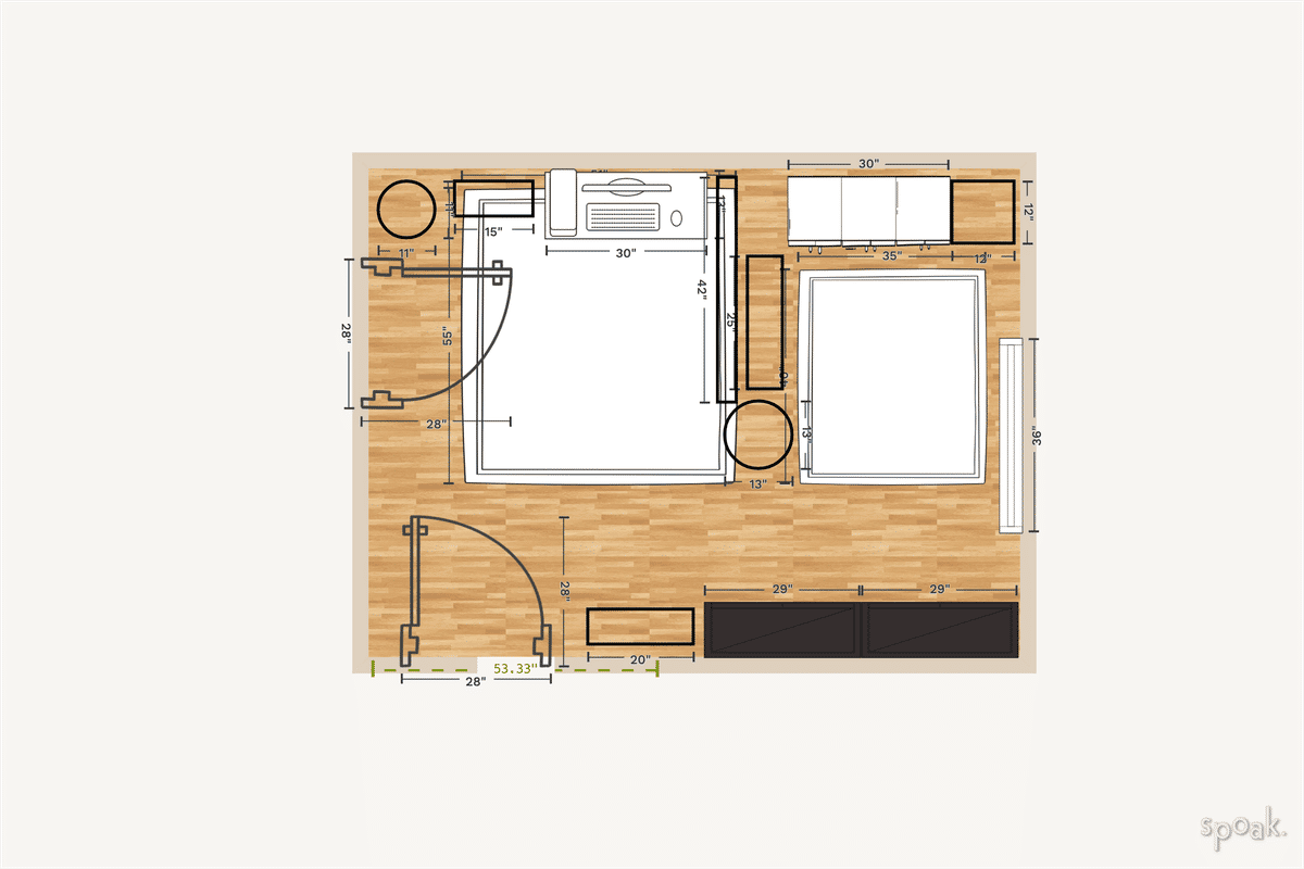 Play room layouts and floor plan ideas.