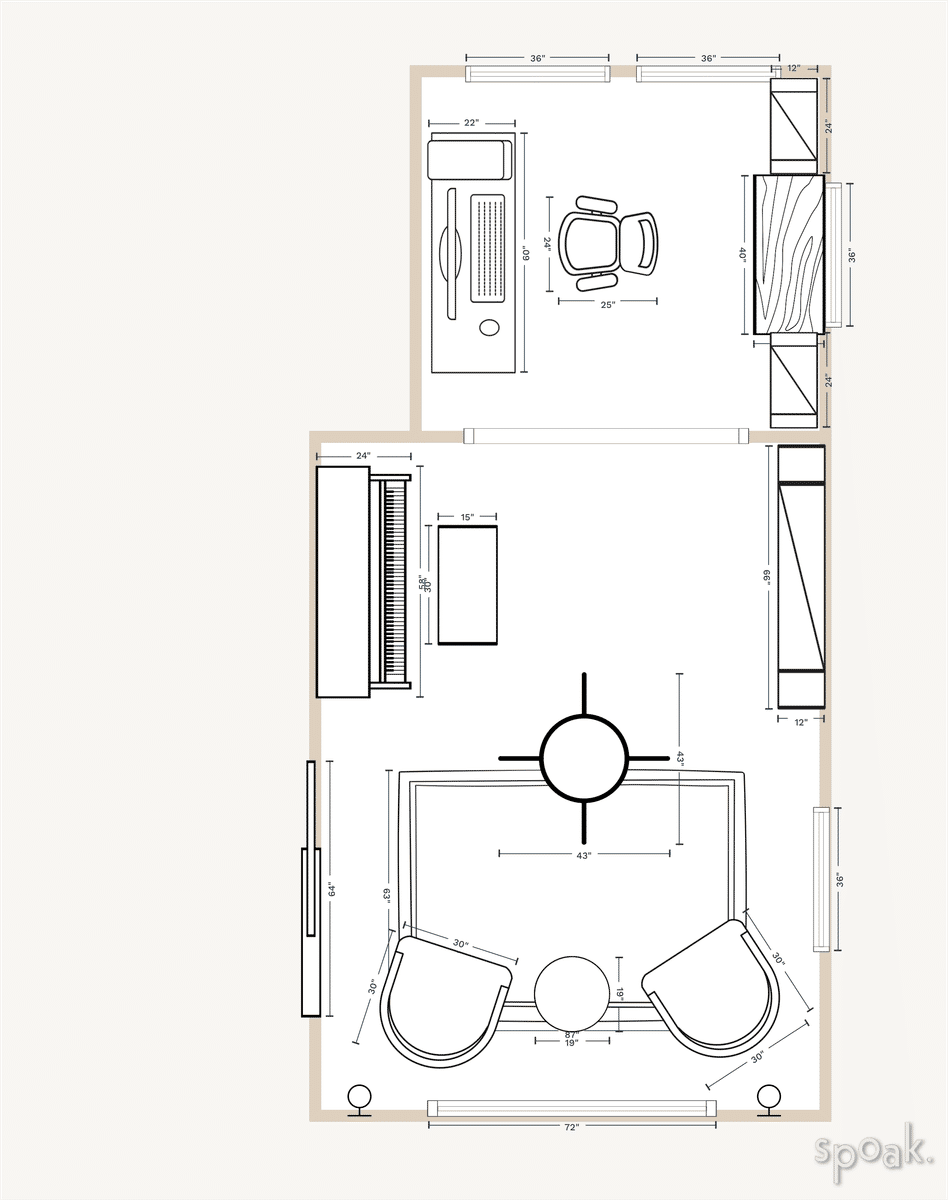 Library layouts and floor plan ideas.
