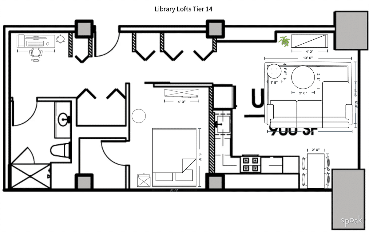 Multi story apartment layouts and floor plan ideas.
