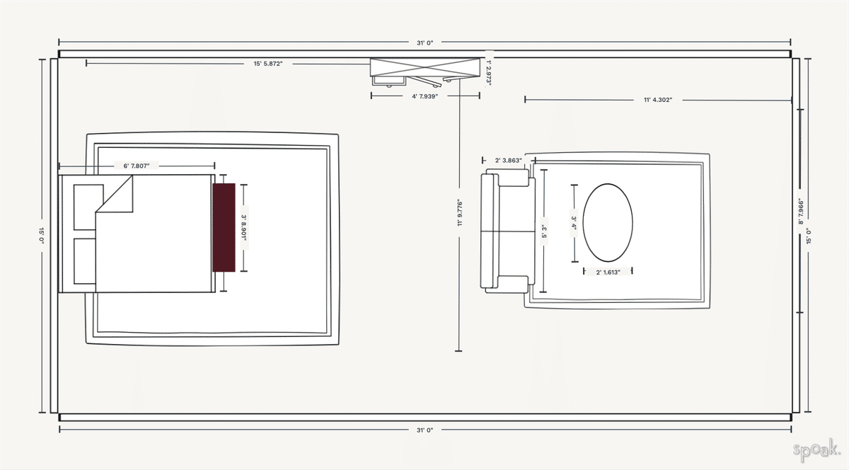 Primary bedroom layouts and floor plan ideas.