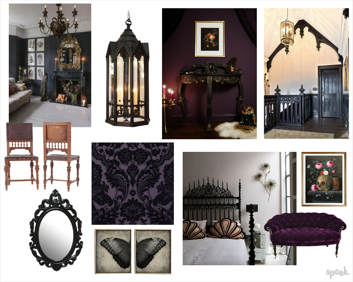gothic victorian room ideas
