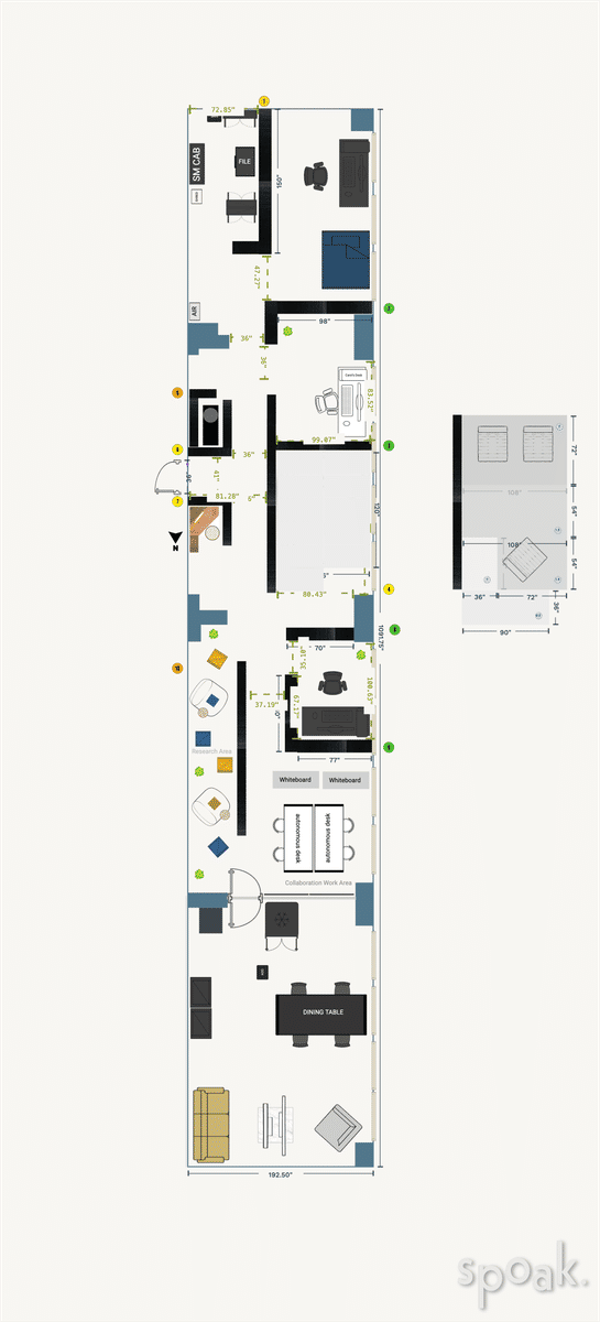 Library layouts and floor plan ideas.