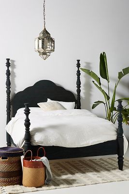 black victorian bed frames