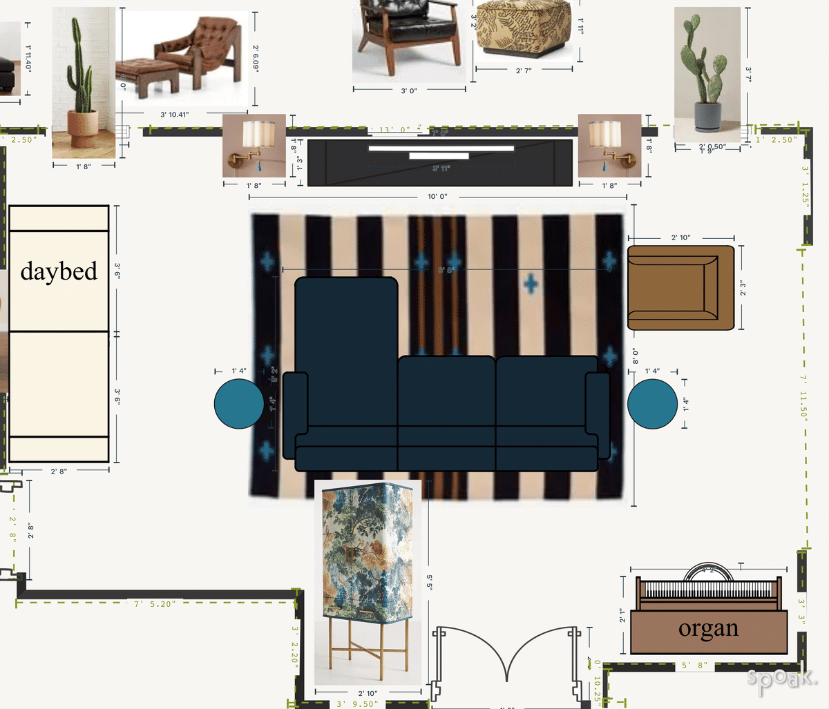 Den layouts and floor plan ideas.