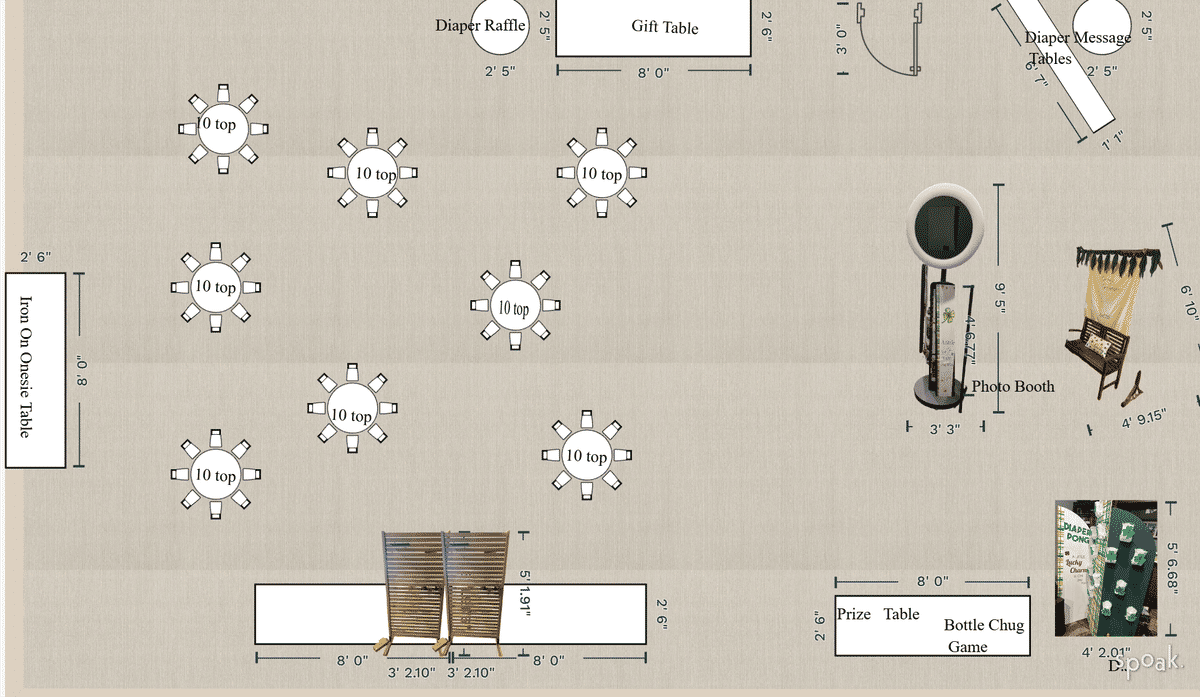 dining room plan view
