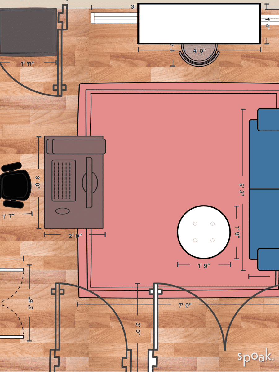 Square office layouts and floor plan ideas.