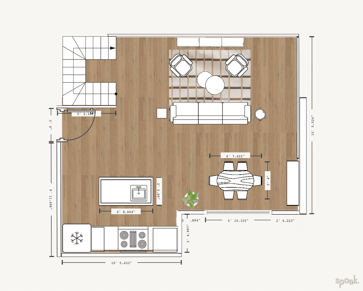 Kitchen layouts and floor plan ideas.