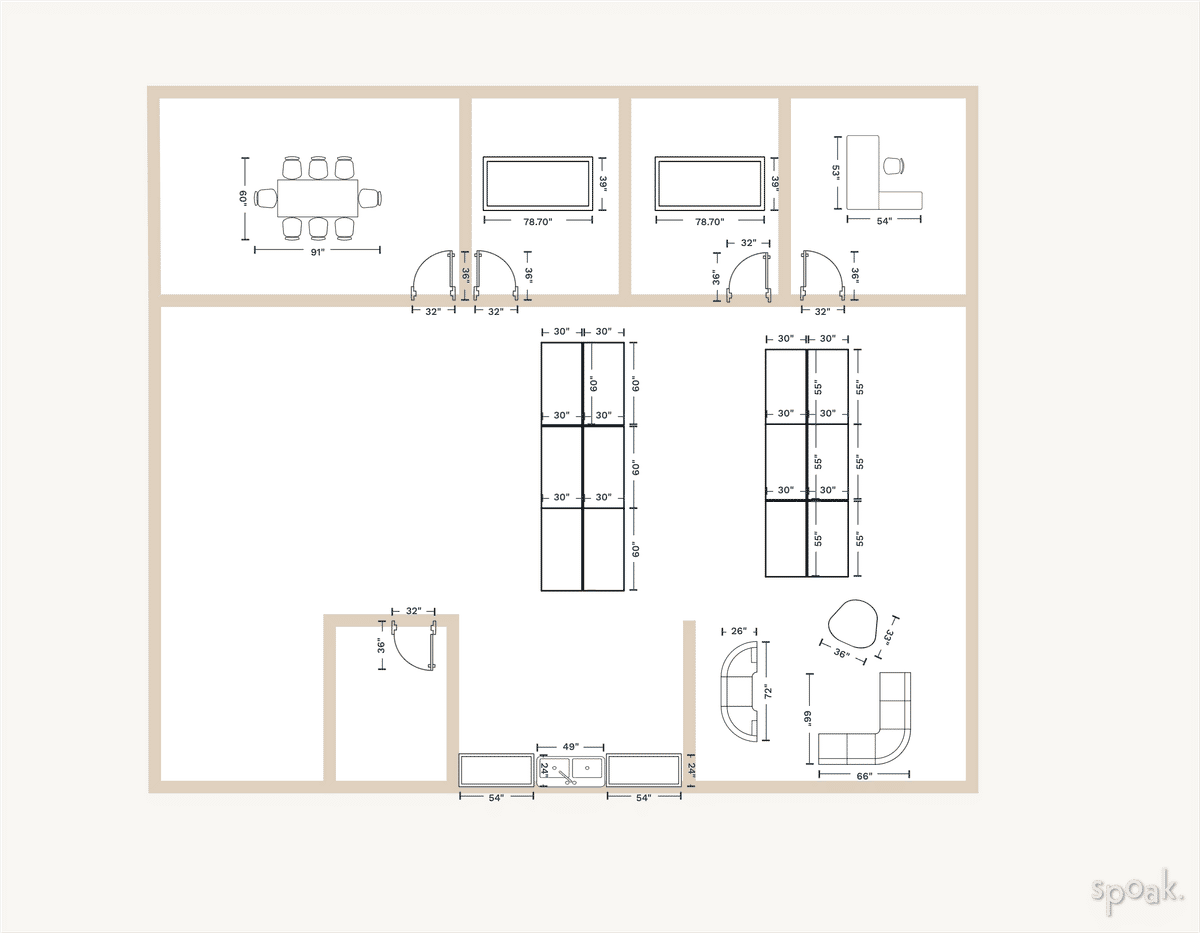 office drawing plan