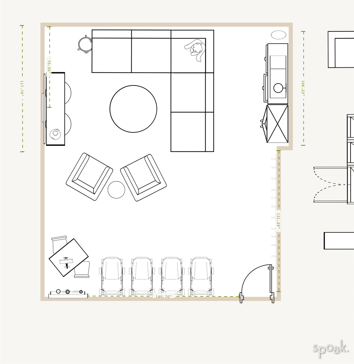 dining room layout planner