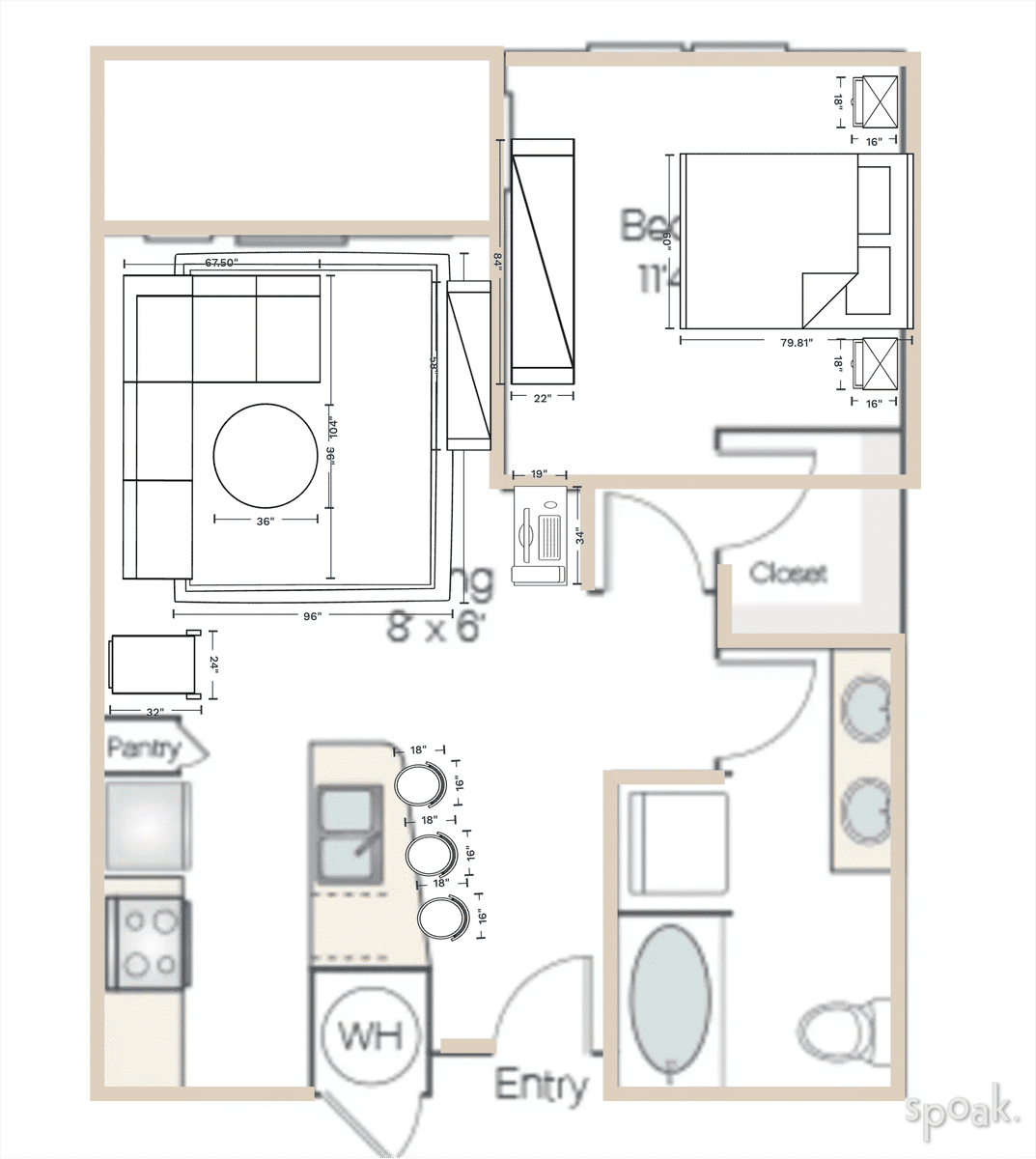 Small Studio Floor Plans
