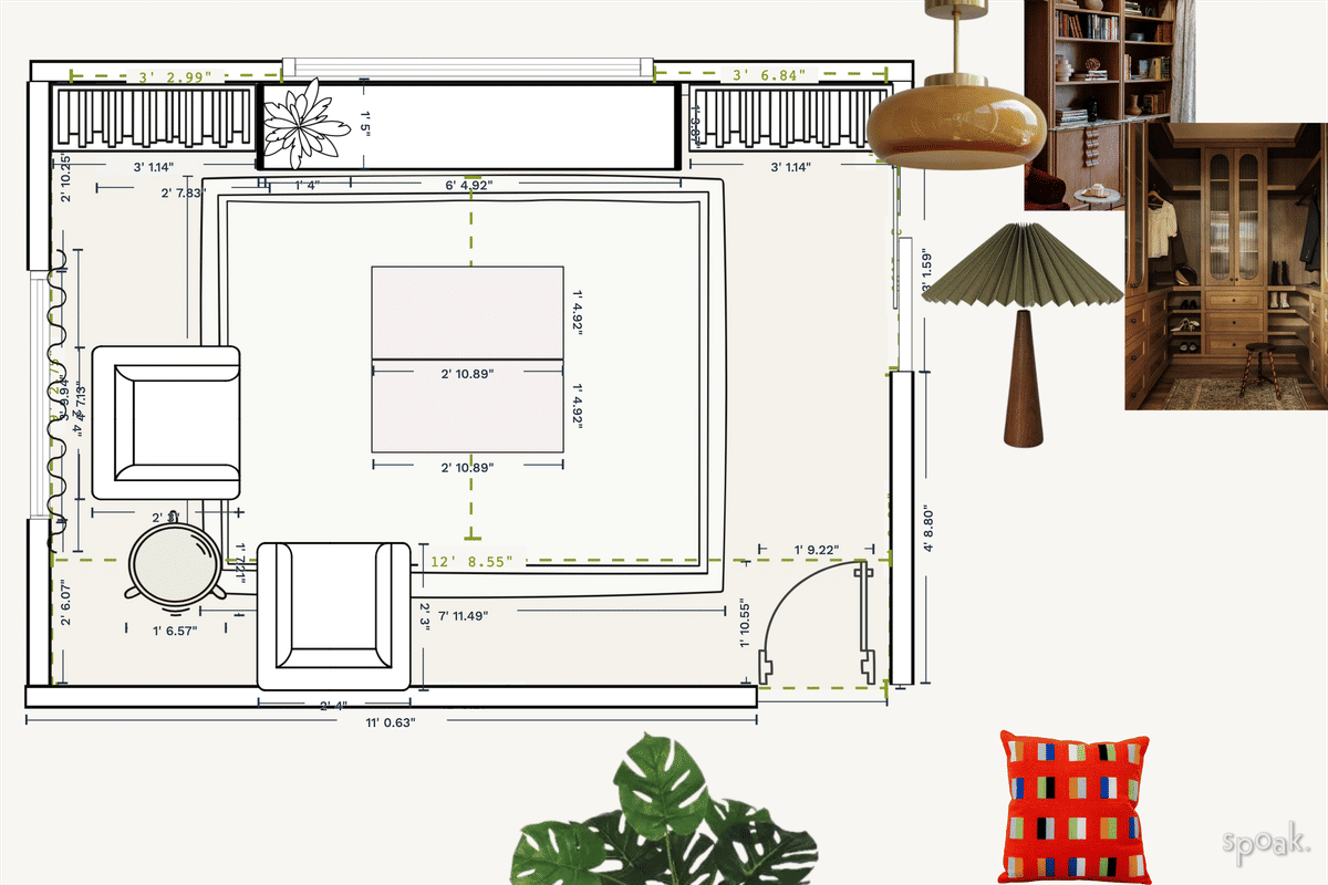 Dorm room layouts and floor plan ideas.